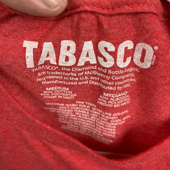 Tabasco | Shirts | Tabasco Large Logo Tshirt | Poshmark